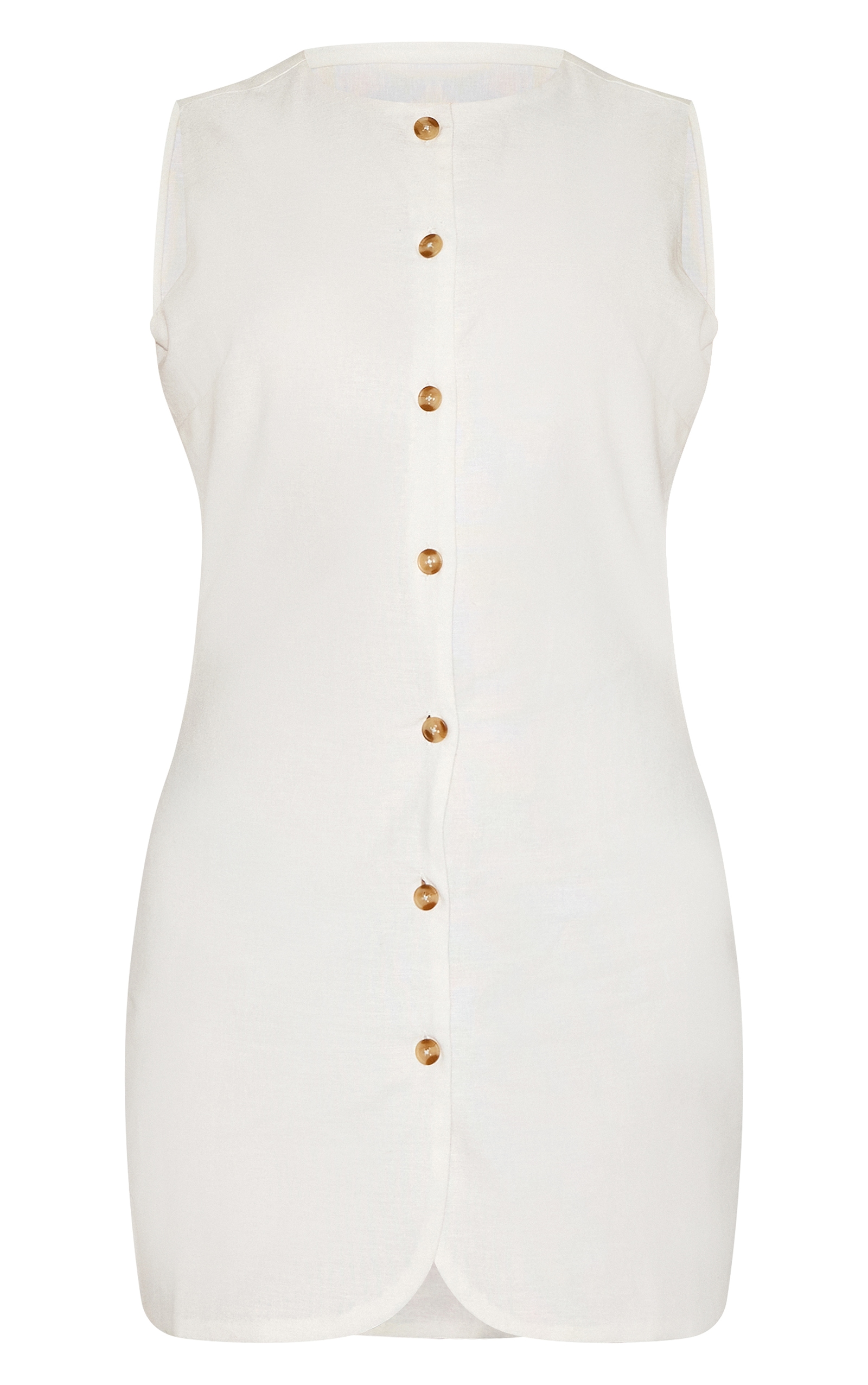 White Button Down Bodycon Dress | Dresses | PrettyLittleThing USA