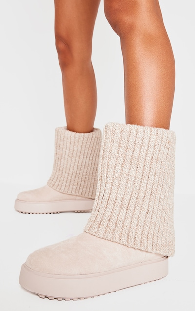 Fold Over Boots | PrettyLittleThing