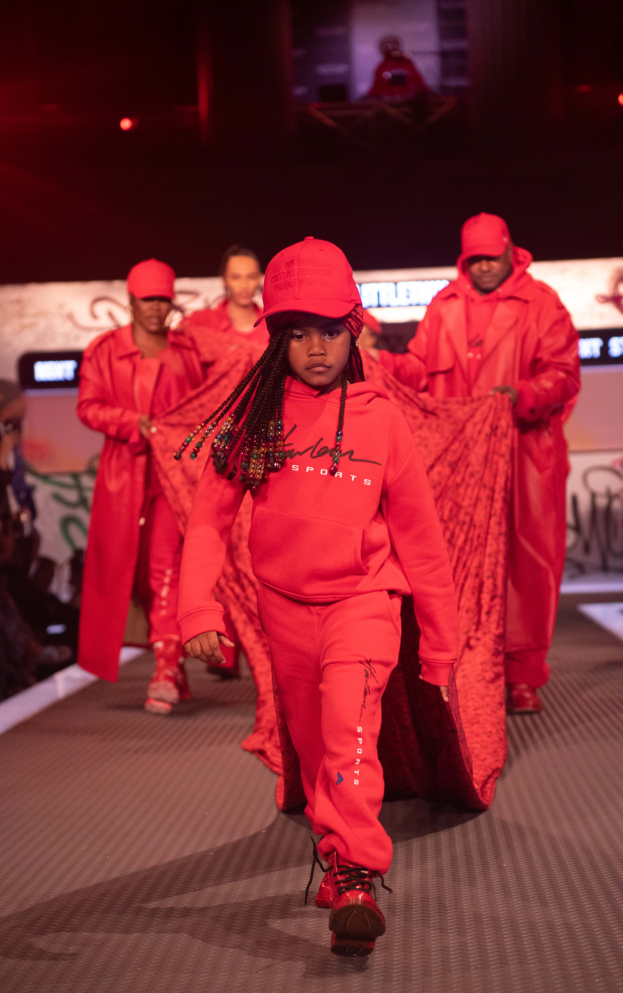 PLT Kids - Jogging Unisexe Rouge Imprimé | PLT FR