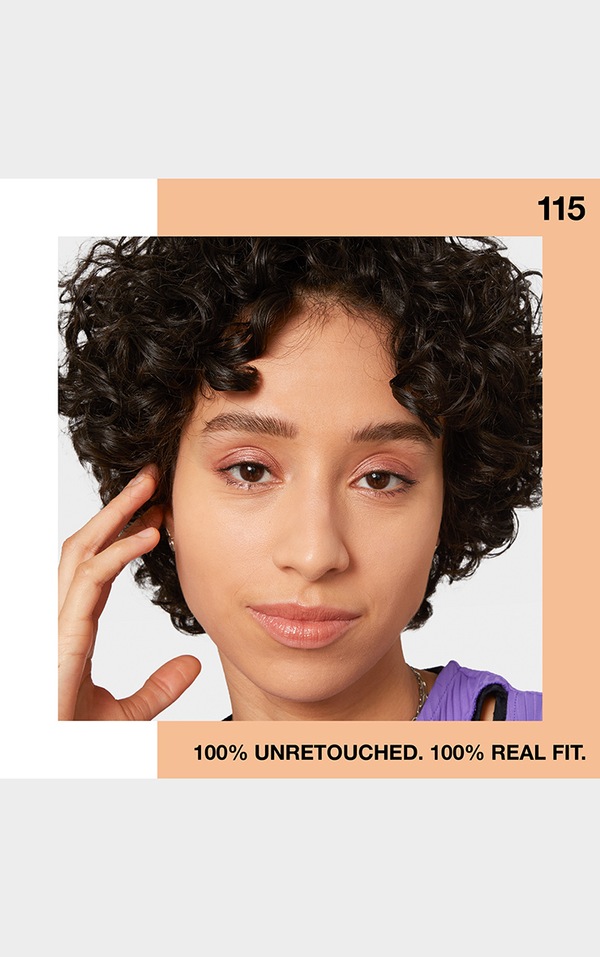 Maybelline Fit Me Matte Foundation 115 Ivory | PrettyLittleThing QA