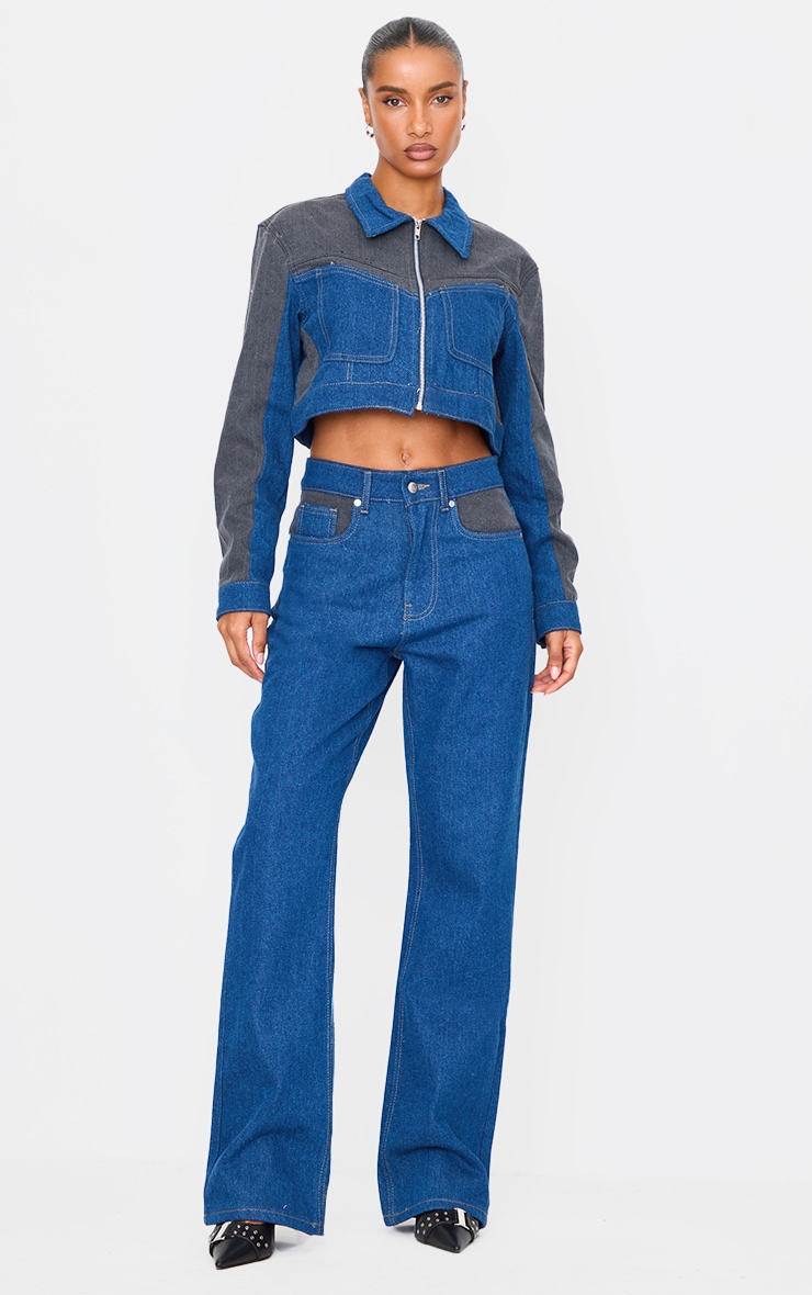 Dark Blue Jeans | PrettyLittleThing USA