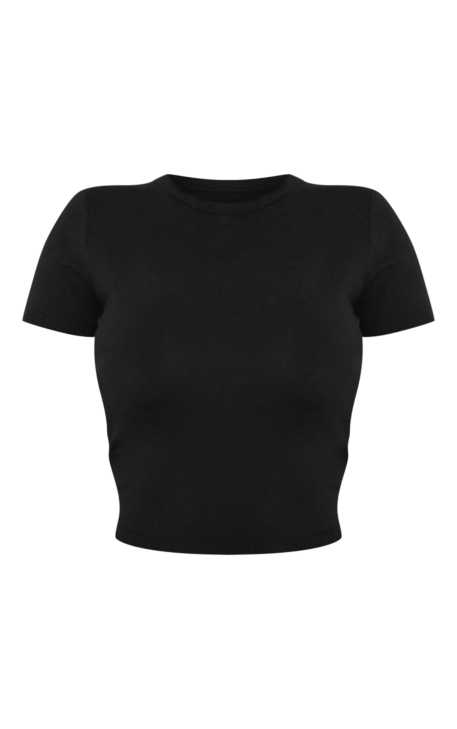 Shape Black Built In Bra Sculpt T-shirt | Shape | PrettyLittleThing USA