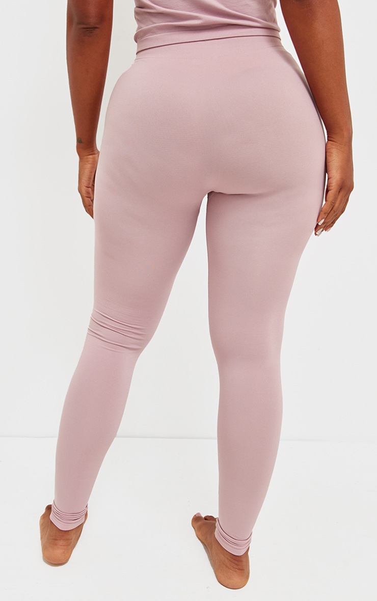 Shape Mauve Stretch Seamless Leggings | Shape | PrettyLittleThing USA
