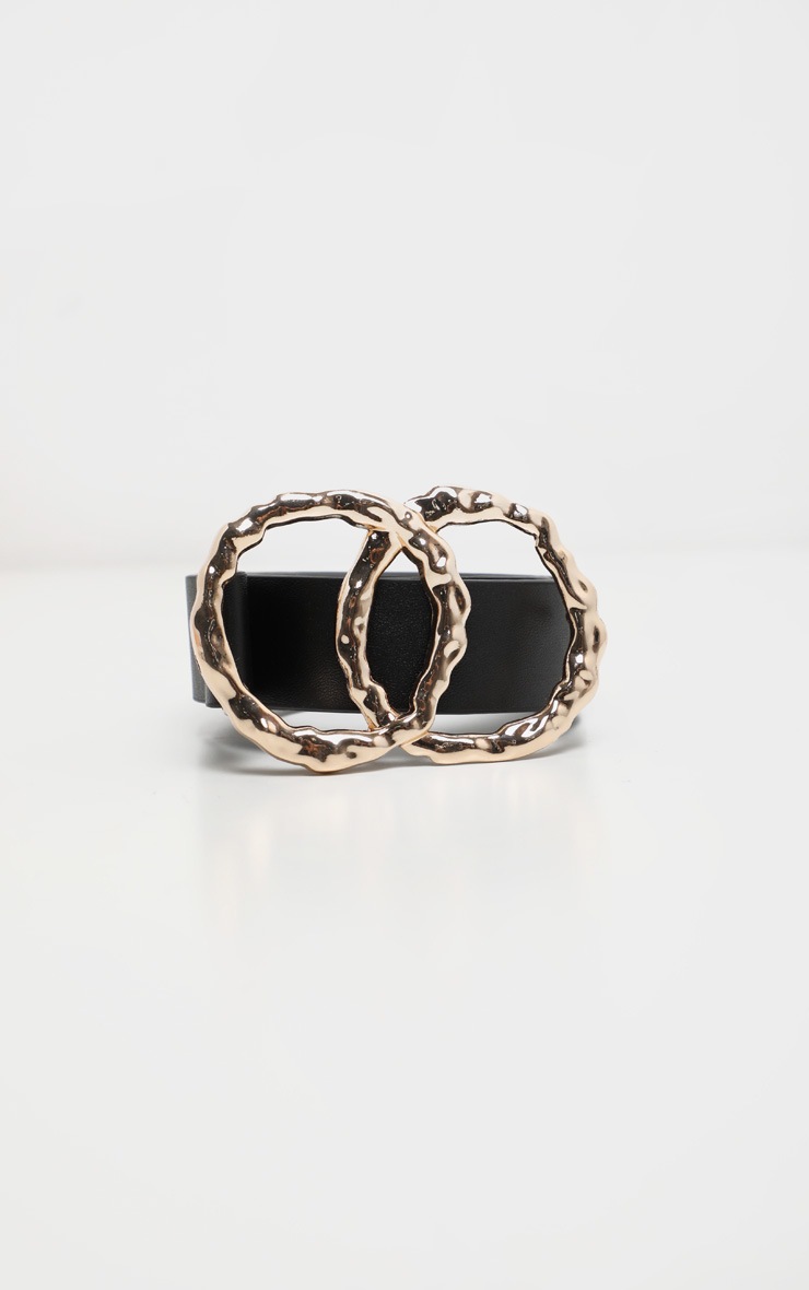 Black Double Ring Buckle Belt | Accessories | PLT