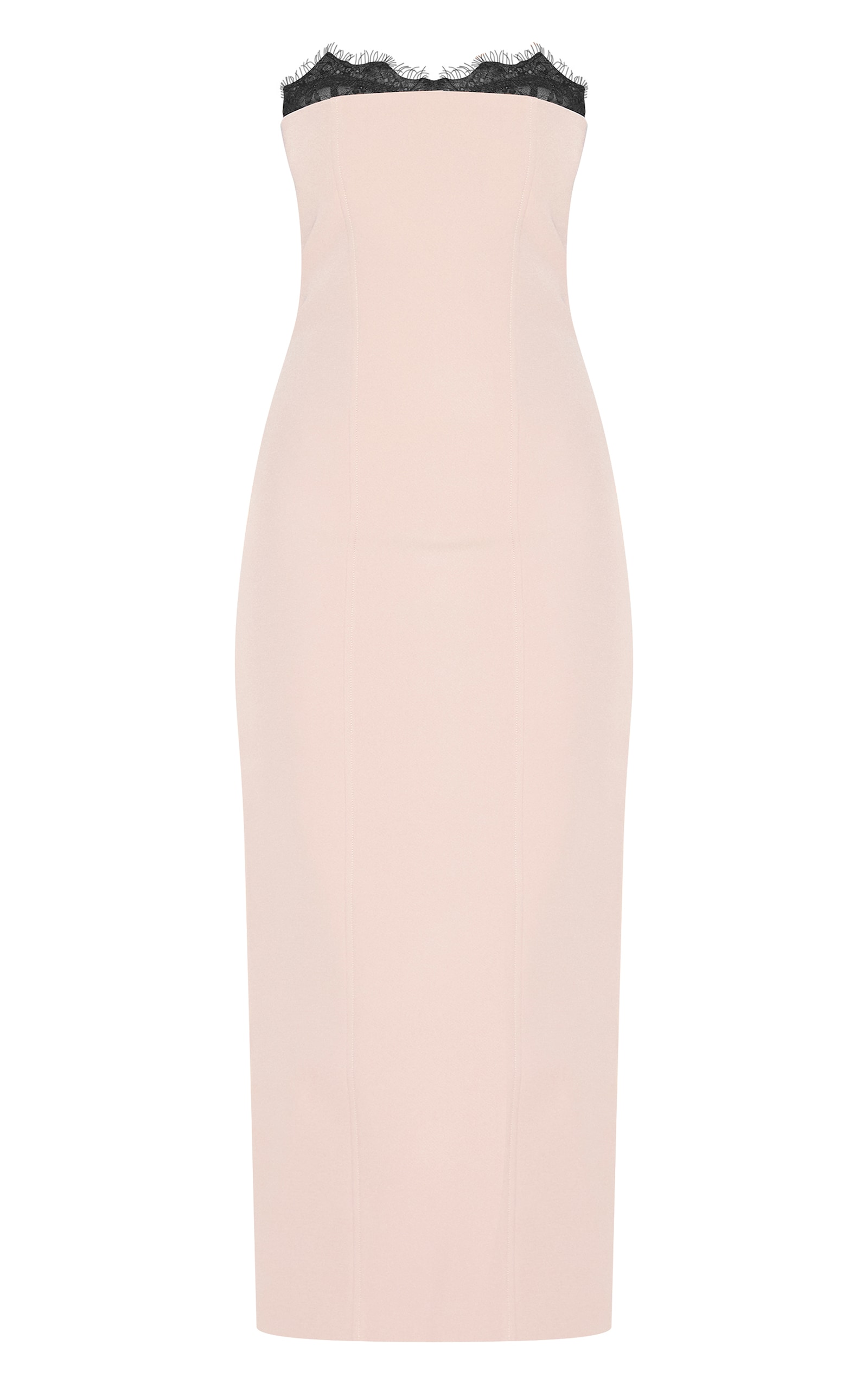 Taupe Lace Bust Detail Woven Midaxi Dress | Dresses | PrettyLittleThing USA