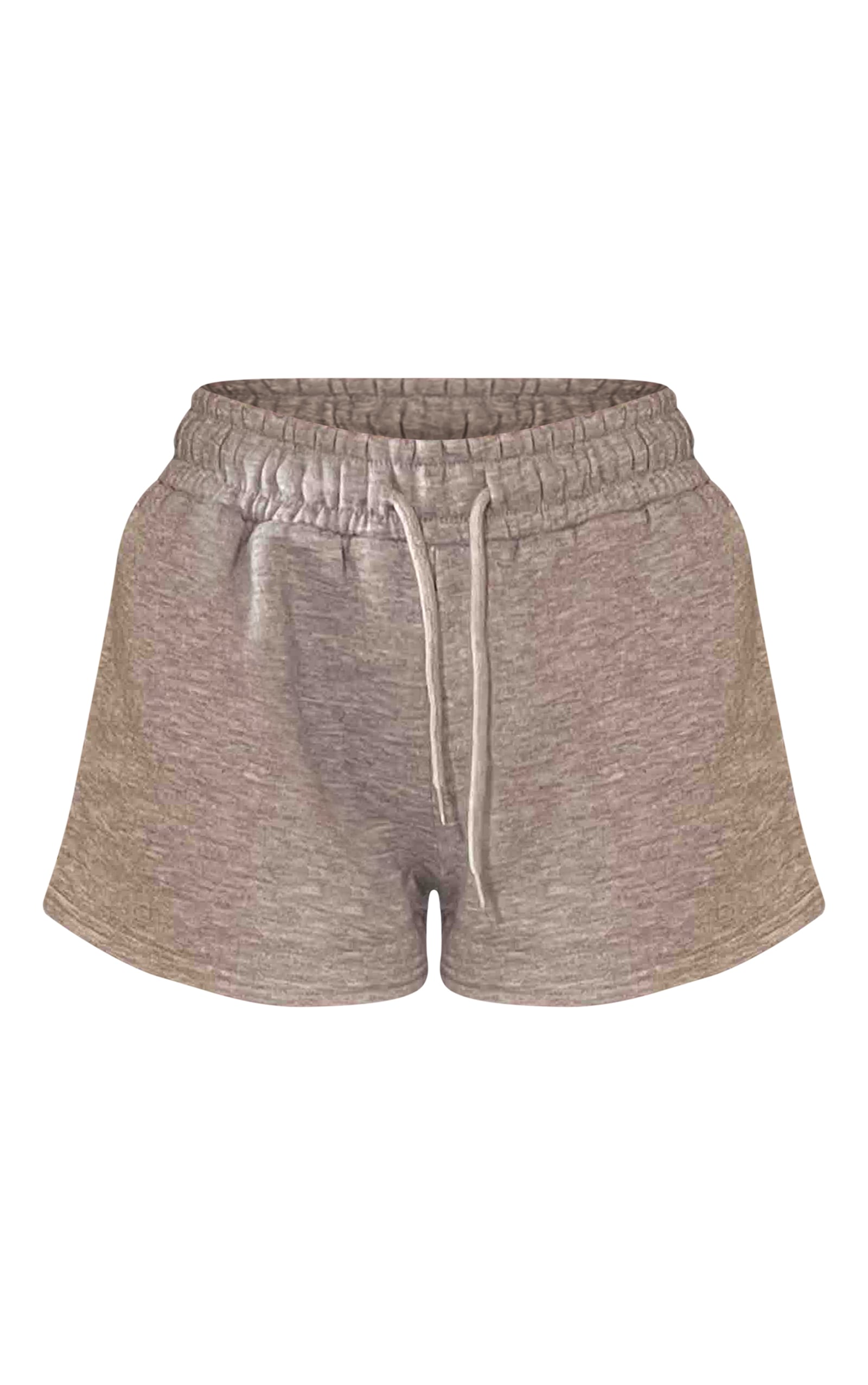 Ash Grey Drawstring Mini Low Rise Sweat Shorts | Athleisure | PLT AUS
