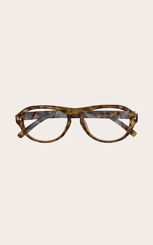 Tortoiseshell Round Aviator Blue Light Readers | Accessories ...