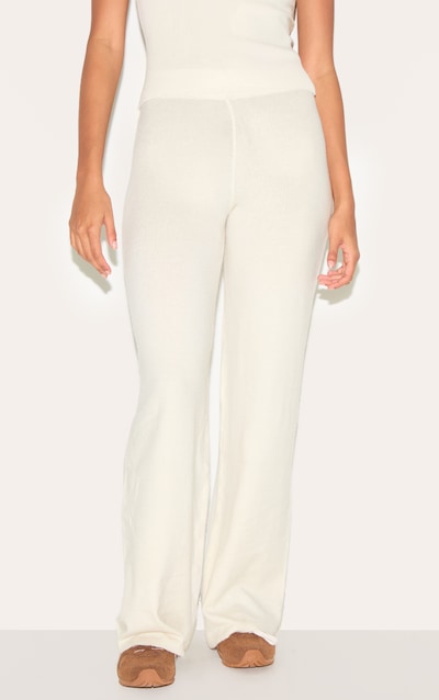 Cream Pants | PrettyLittleThing USA