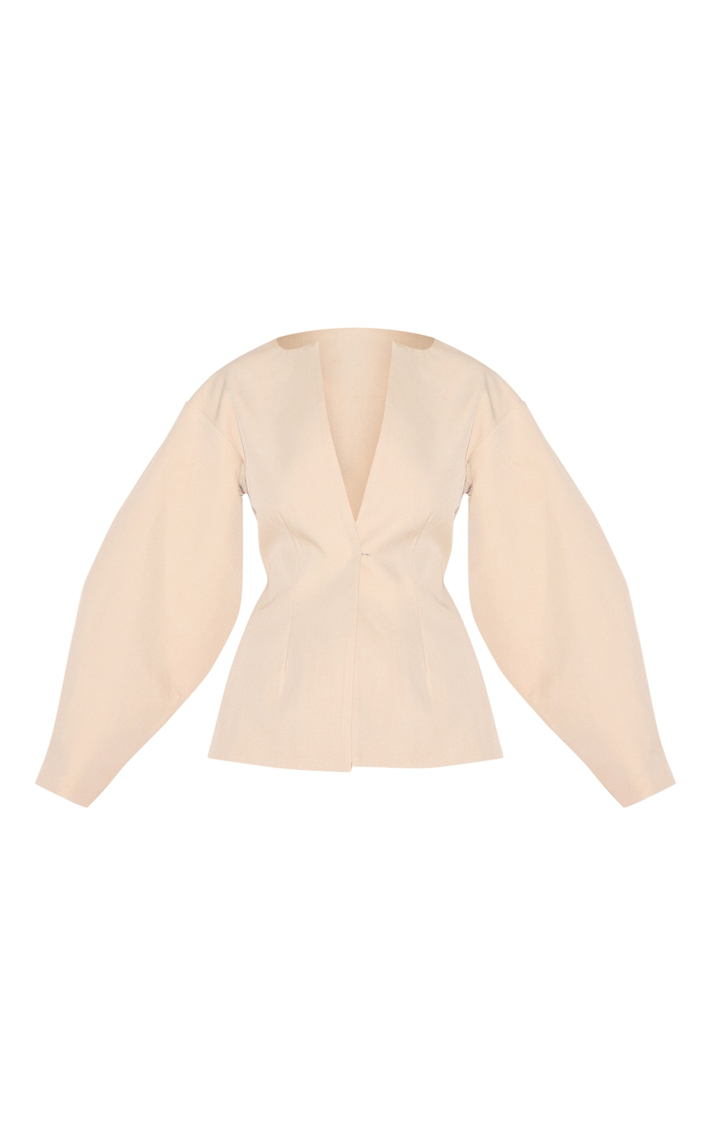 Stone Cocoon Sleeve Cinched Waist Blazer | Outerwear | PLT