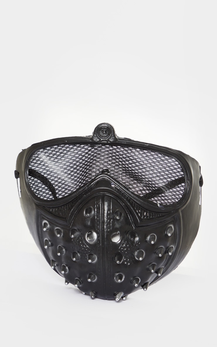 Black Studded Mask | Accessories | PrettyLittleThing