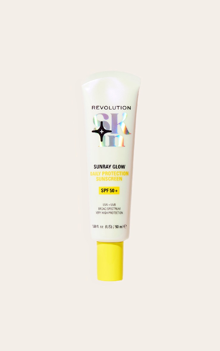 Revolution Skin Sunray Glow Daily Protection Sunscreen SPF 50+ Vitamin ...