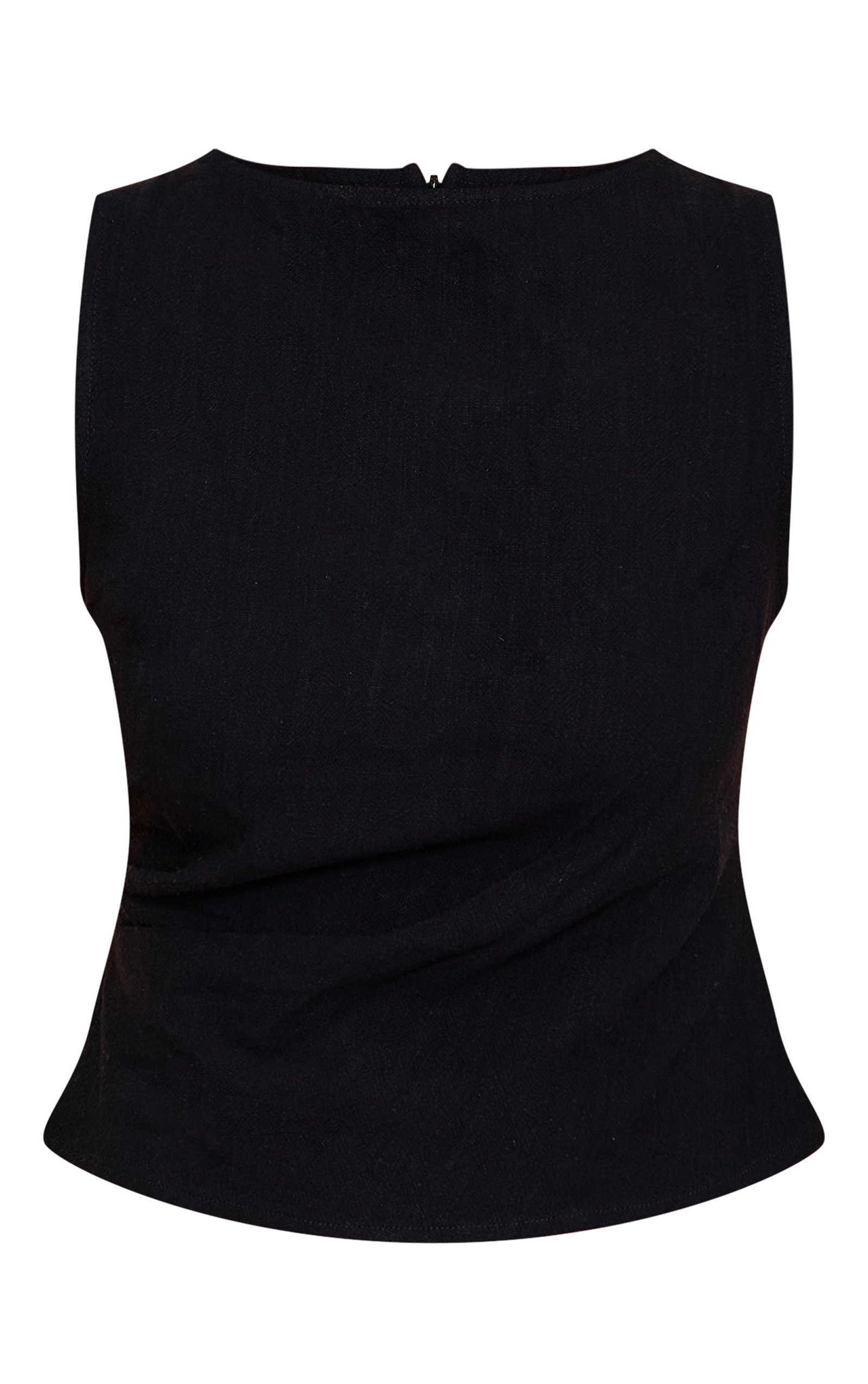 Black Longline Vest Top | Co-ords | PLT USA