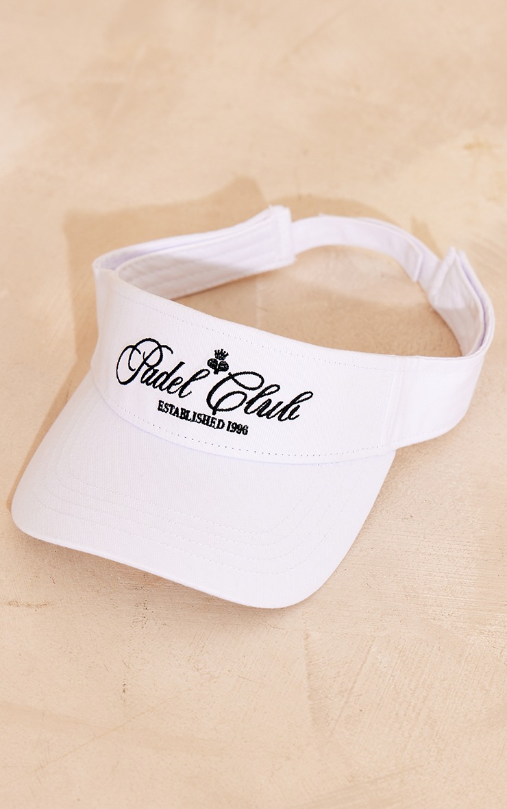 White Padel Club Graphic Tennis Cap | Accessories | PLT