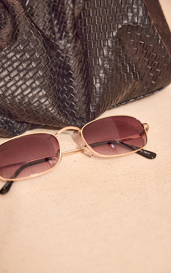 Jeepers Peepers Brown Retro Square Sunglasses Accessories Prettylittlething