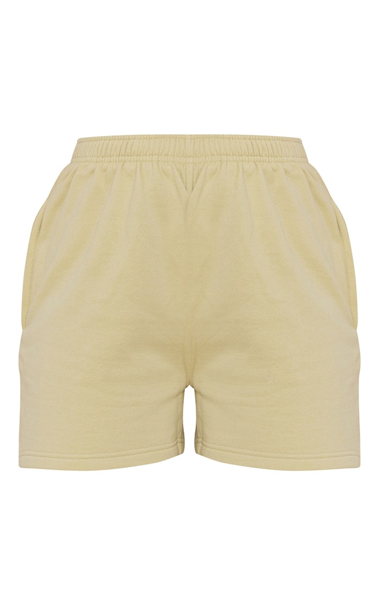 Sage Green Sweat Pocket Runner Shorts | PrettyLittleThing IE