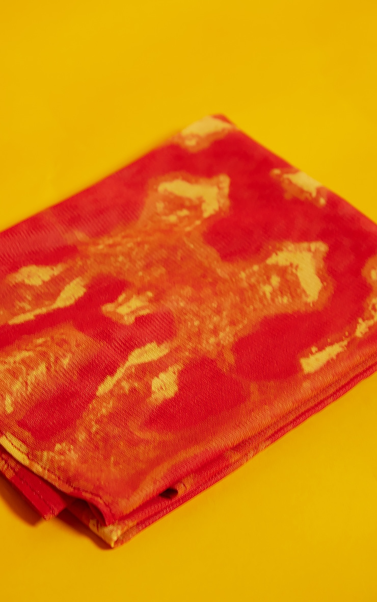 Multi Tropical Sunset Print Bandana | PrettyLittleThing