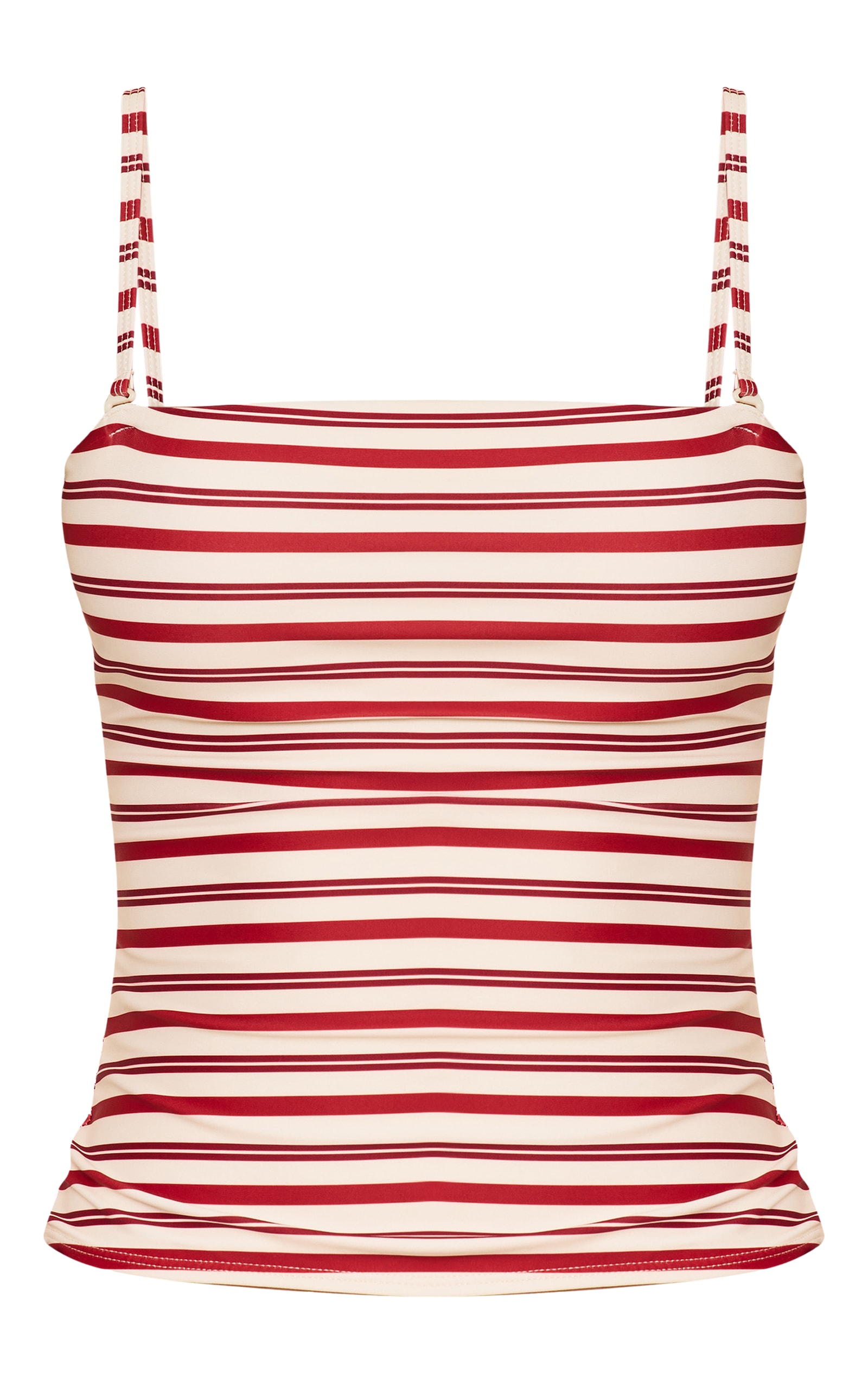 Red Striped Tankini Top | Swimwear | PLT