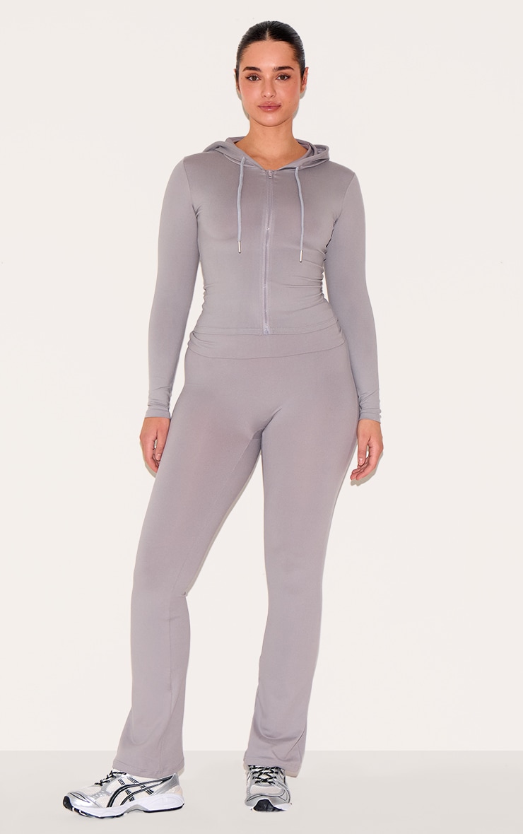 Shape Grey Sculpted Foldover Waist Flare Pants | Shape ...