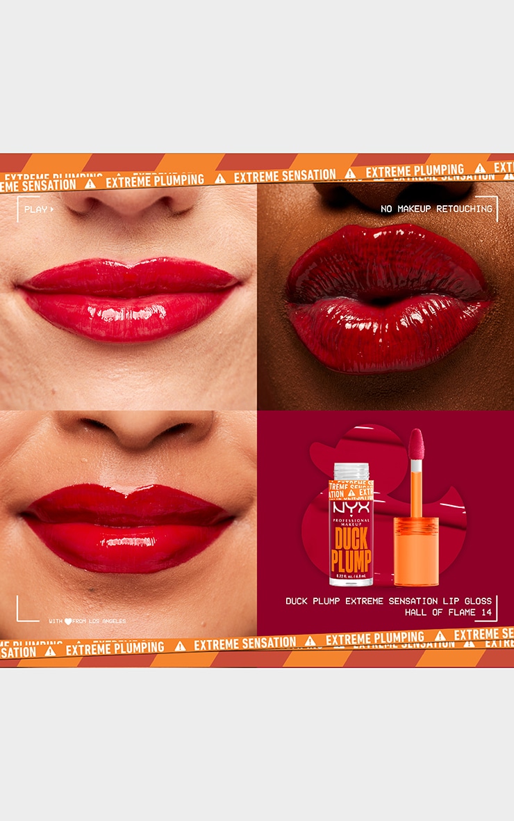 NYX PMU Duck Plump Lip Plumping Gloss Hall Of Flame | Beauty ...