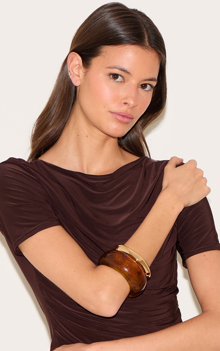 Brown Resin Bangle Multipack | Accessories | PLT