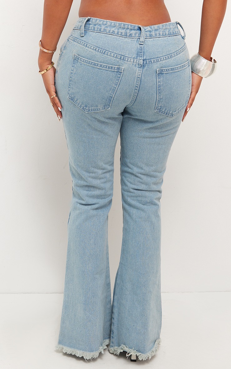 Shape Light Blue Wash Denim Frayed Hem Jeans | Shape ...