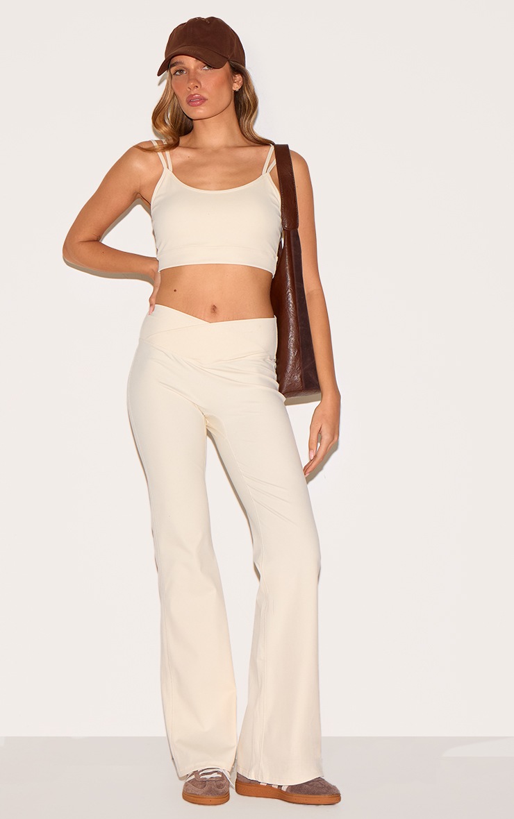 Bone Sculpt Padded Double Strap Sports Bra | Athleisure | PrettyLittleThing