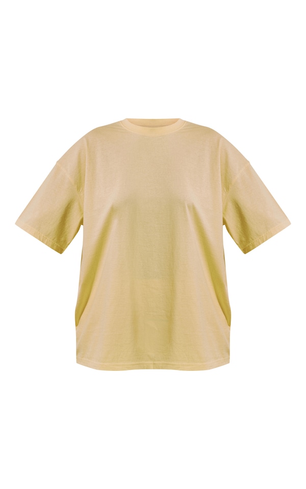 Lemon Cotton Oversized Boxy T-Shirt | Co-ords | PrettyLittleThing IRE