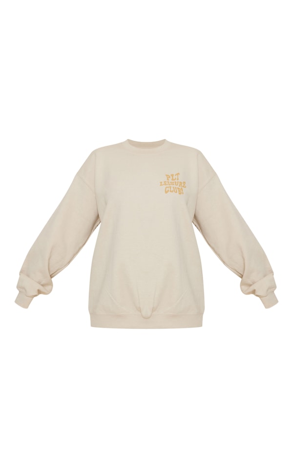 PLT Stone Leisure Club Front And Back Sweatshirt | Athleisure | PLT