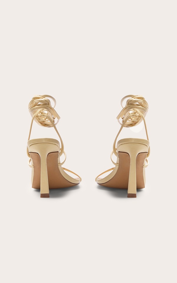 Lemon Strappy Mid Stiletto Heeled Sandals | Footwear ...