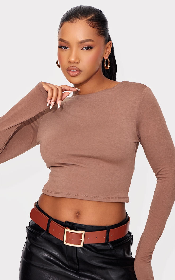 Women's Jersey Tops | Jersey Shirts | PrettyLittleThing