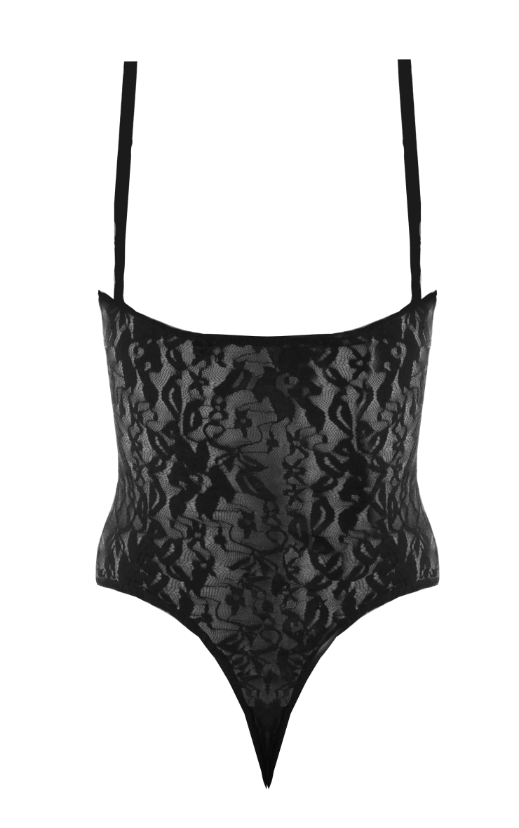 Body en dentelle noir profond | PrettyLittleThing FR