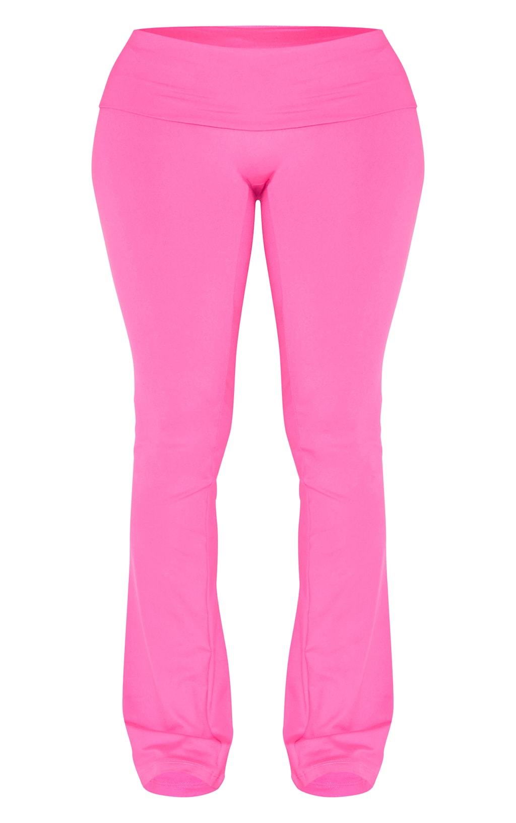Shape Hot Pink Sculpted Foldover Waist Flare Pants | Shape ...