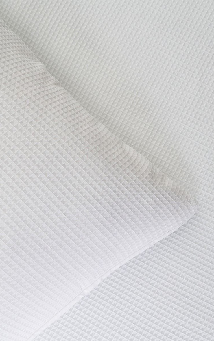 Prettylittlething Waffle Double Duvet Set White | PrettyLittleThing