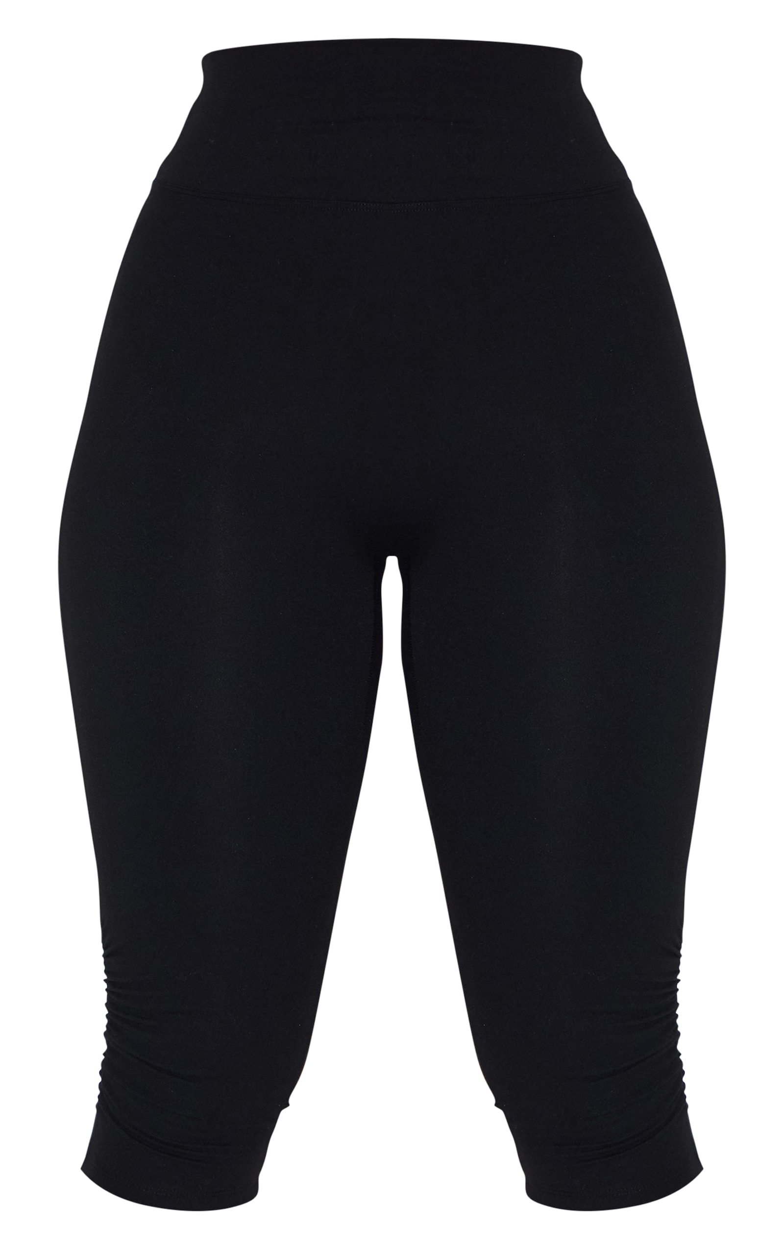 Shape Black Active Ruched High Waist Capri Pants | Shape ...
