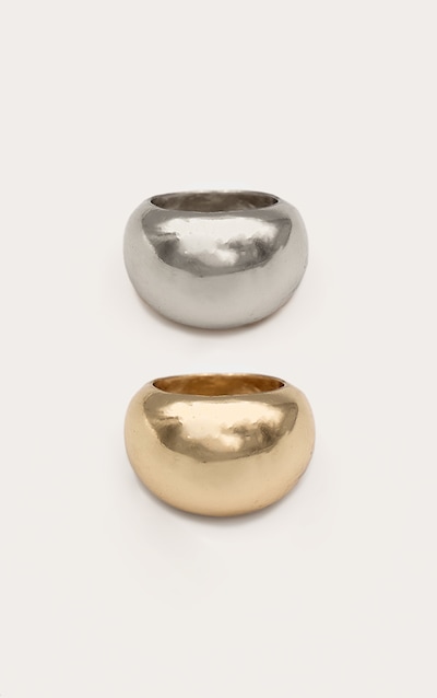 Gold rings | PrettyLittleThing