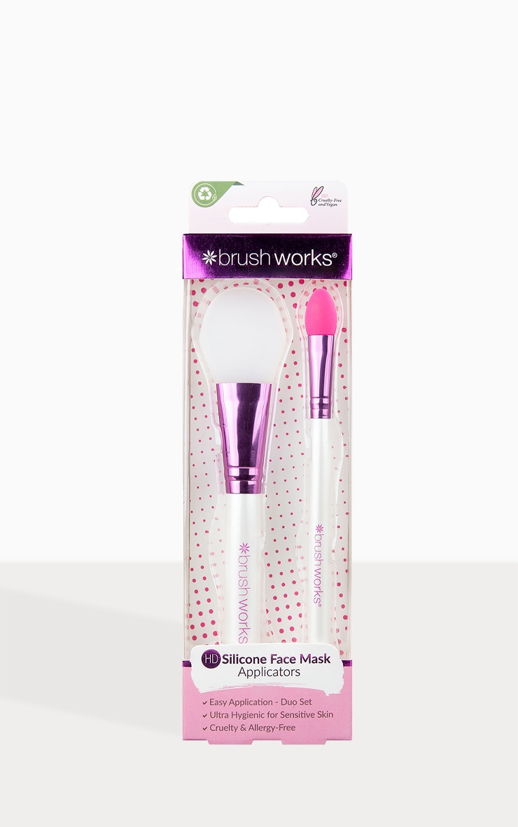 Brushworks Hd Silicone Face Mask Applicators 2 Pack | PrettyLittleThing AUS