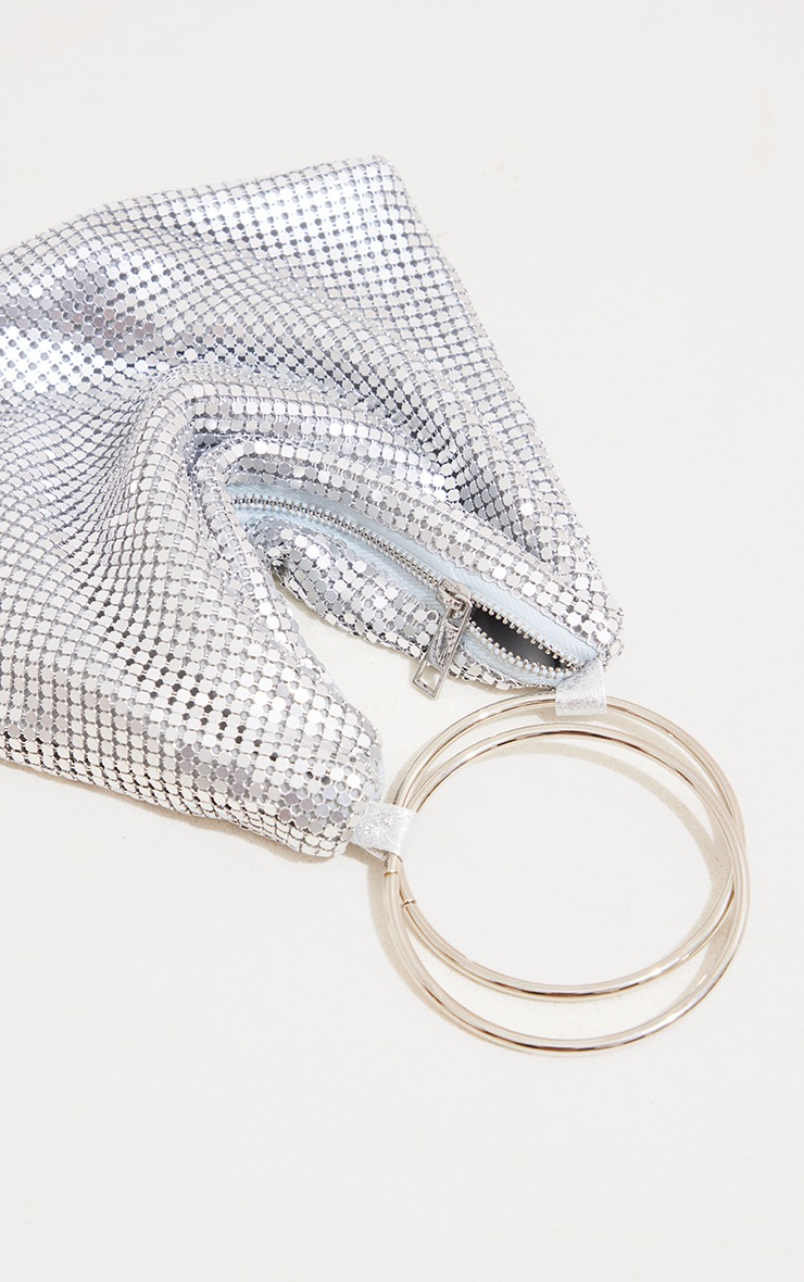 Silver O Ring Chainmail Grab Bag | PrettyLittleThing AUS