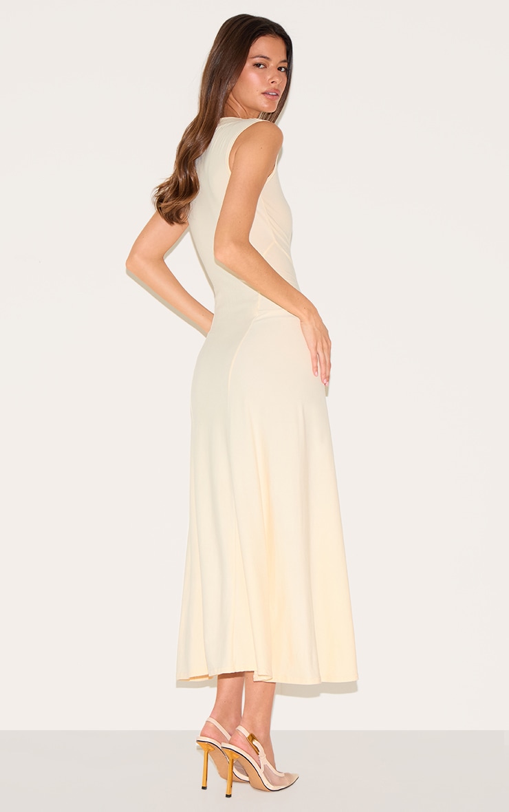 Lemon Panelled Floaty Maxi Dress | Dresses | PrettyLittleThing USA