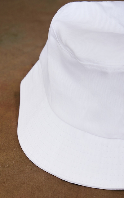 White Plain Bucket Hat | Accessories | PLT