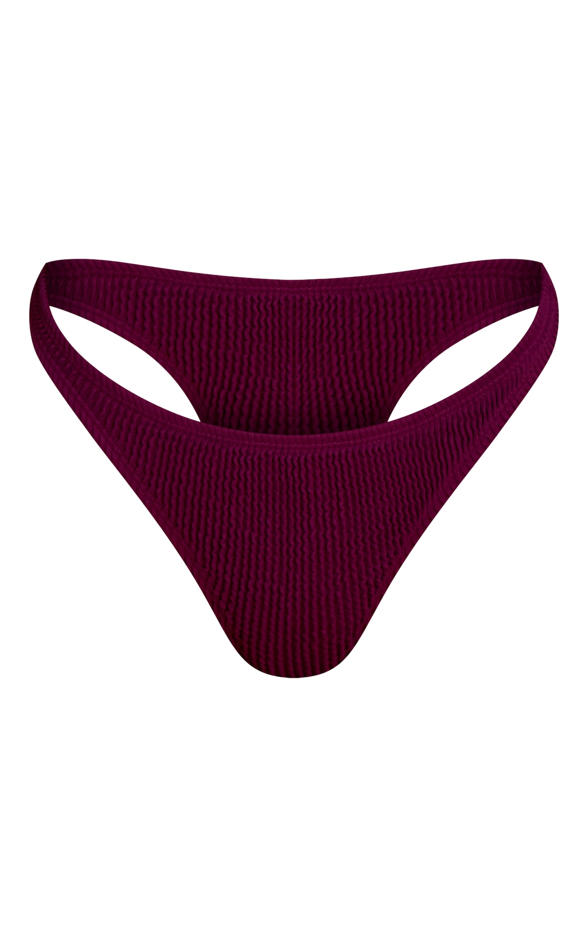 Purple Crinkle Tanga Bikini Bottoms | Swimwear | PLT