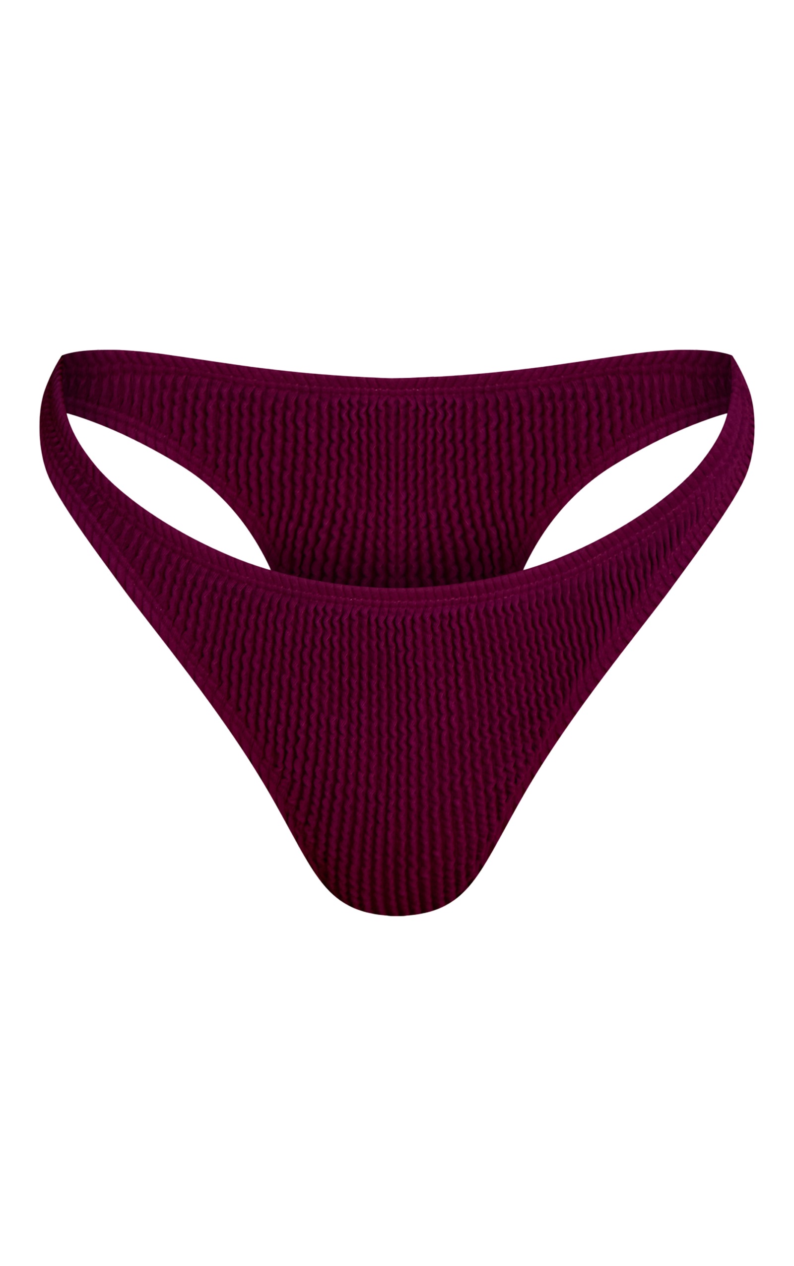 Purple Crinkle Tanga Bikini Bottoms | Swimwear | PLT