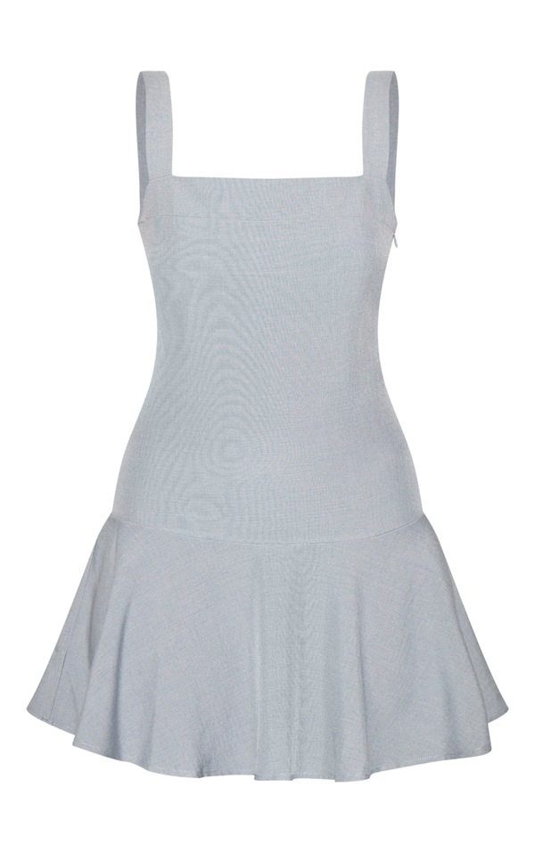 Charcoal Tailored Woven Scoop Back Shift Dress | Dresses ...