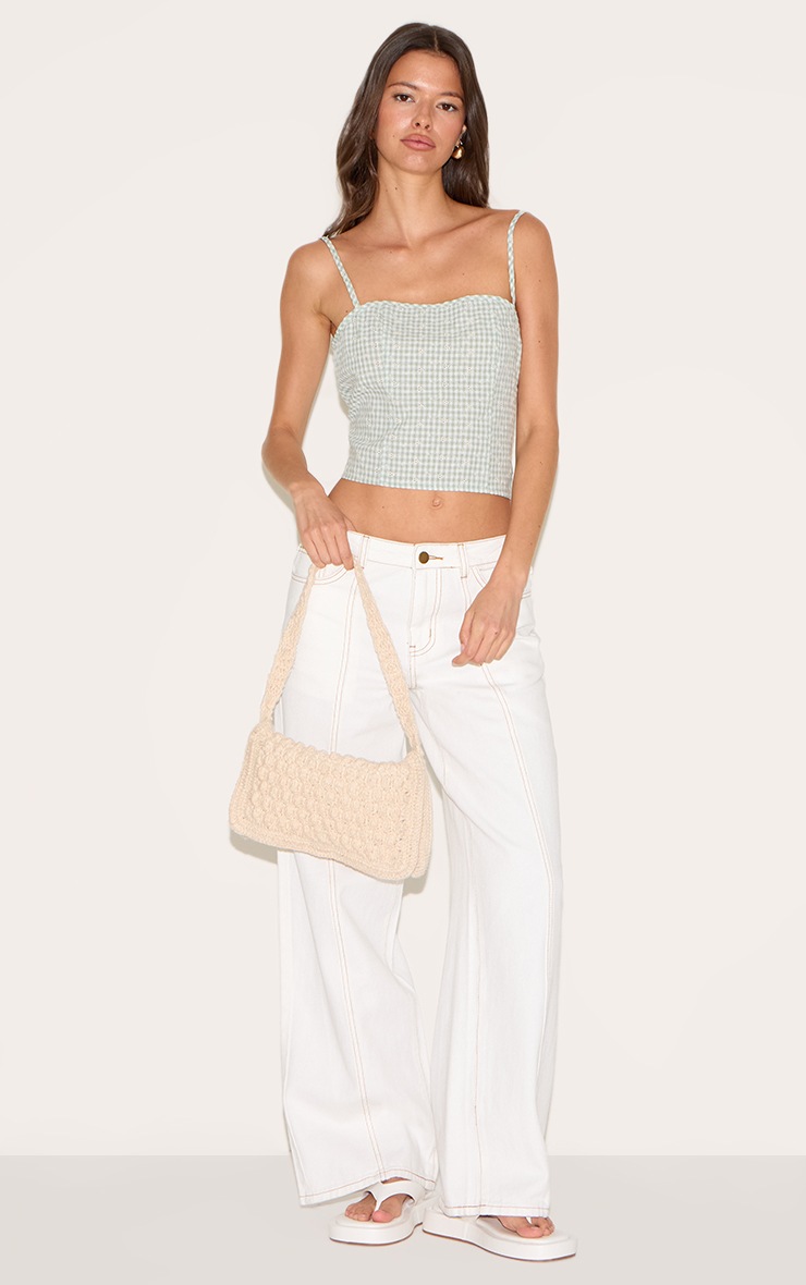 Sage Broderie Cami | Tops | PLT