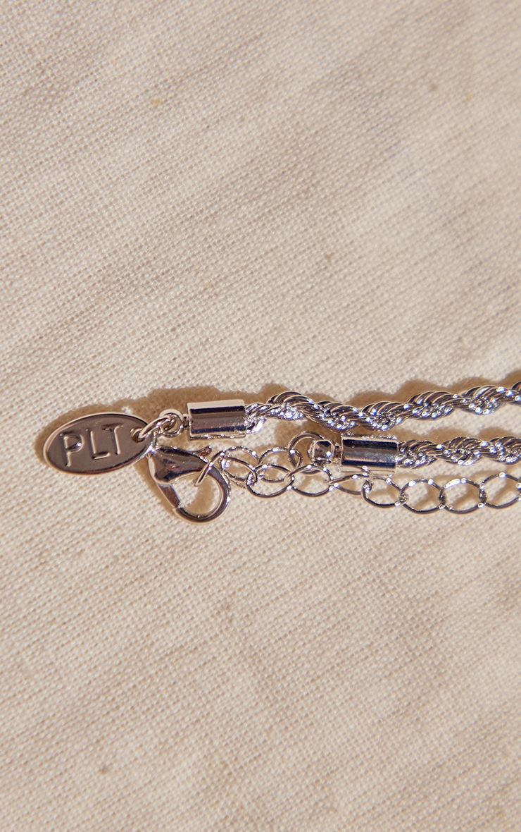 Silver Twist Rope Belly Chain | Accessories | PLT KSA