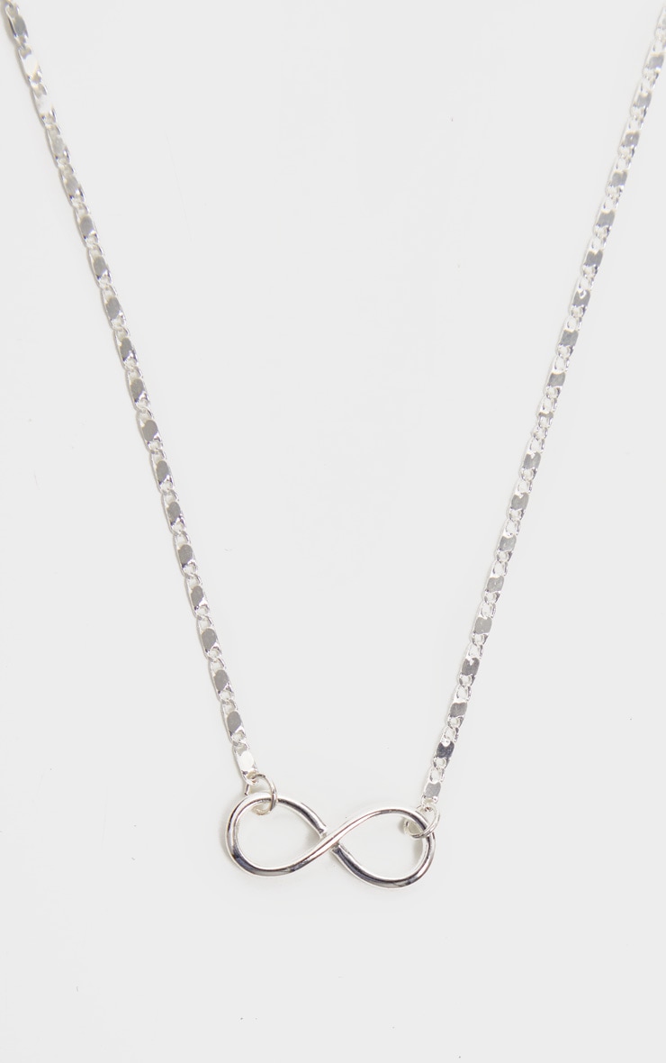Silver Delicate Infinity Sign Necklace | Accessories ...