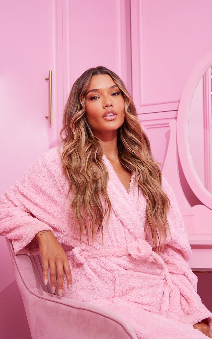 Lullabellz Super Thick 22" 5 Piece Wave Hair Extensions Mellow Brown ...