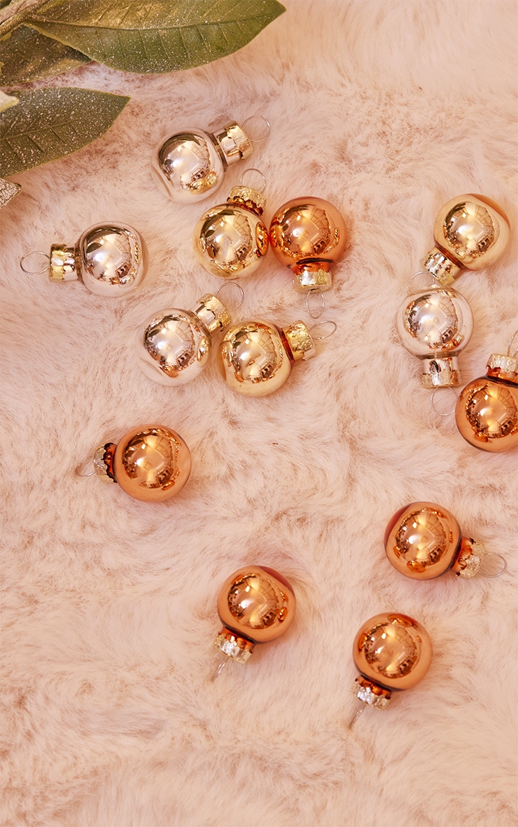 Metallic Mini Baubles Set Of 36 | Home | PrettyLittleThing IE