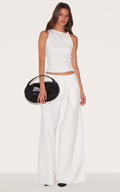 White Trousers | PrettyLittleThing