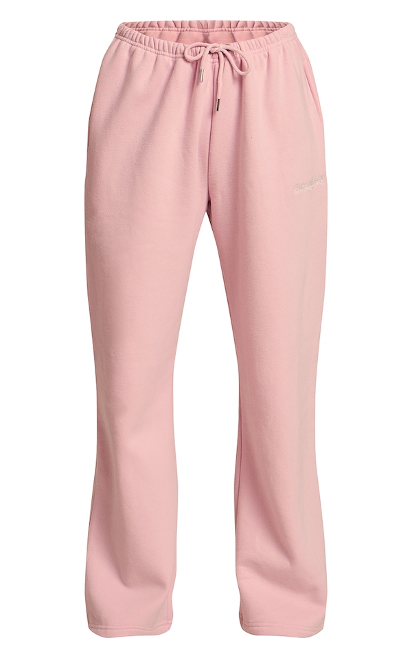 Pink Prettylittlething Wide Leg Sweatpant | Athleisure | PLT USA
