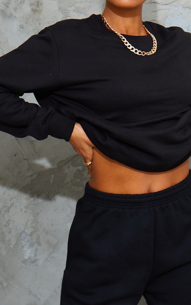 Black Ultimate Oversized Sweater | PrettyLittleThing USA